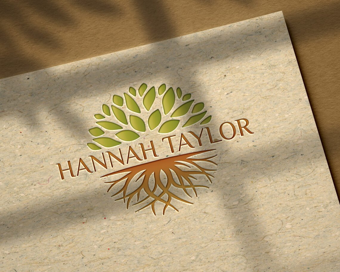 Tree Roots Organic Logo - Dandelion Art Studio