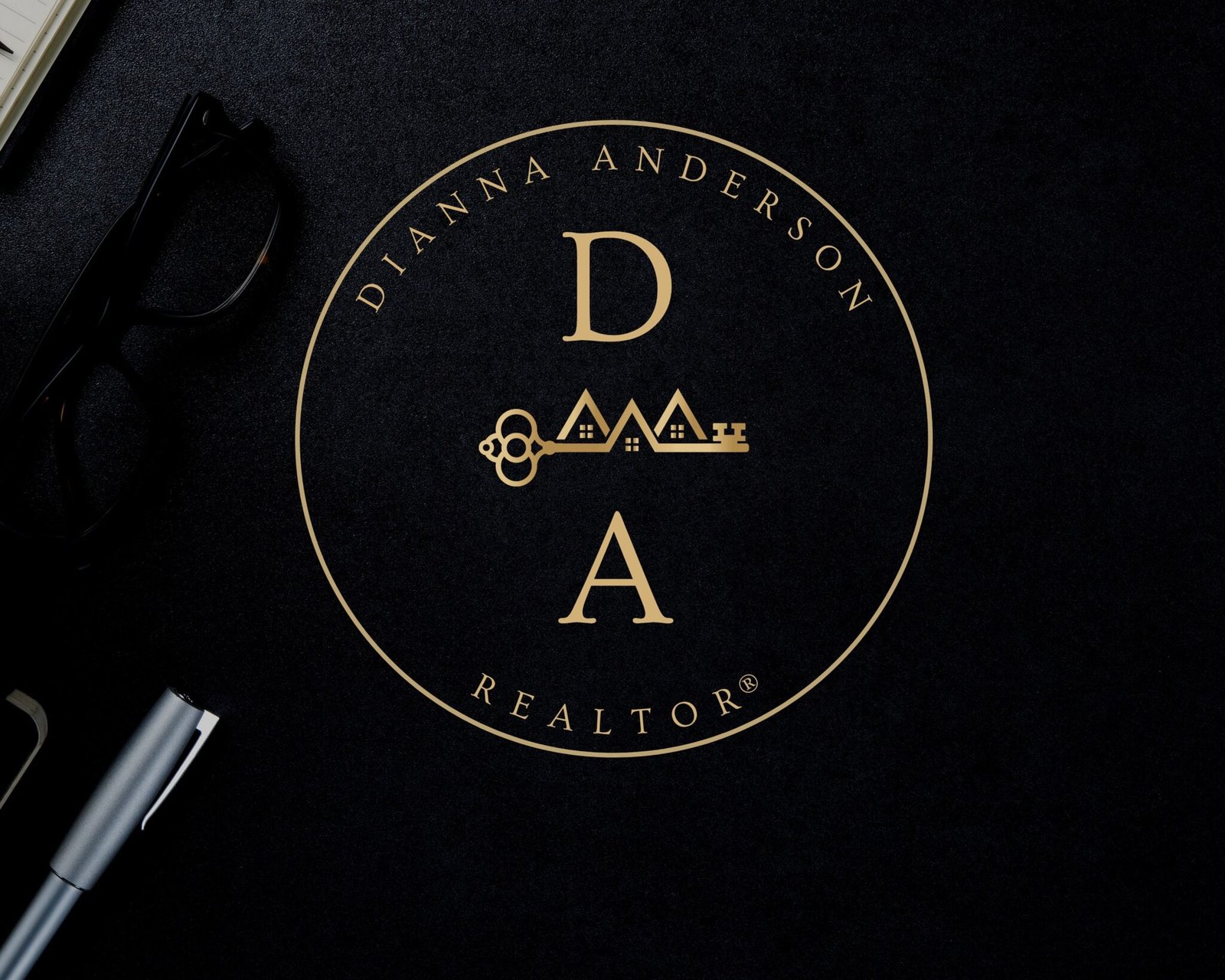 Premade Real Estate Logo – Realtor Golden Logo – Logo – Submark and ...
