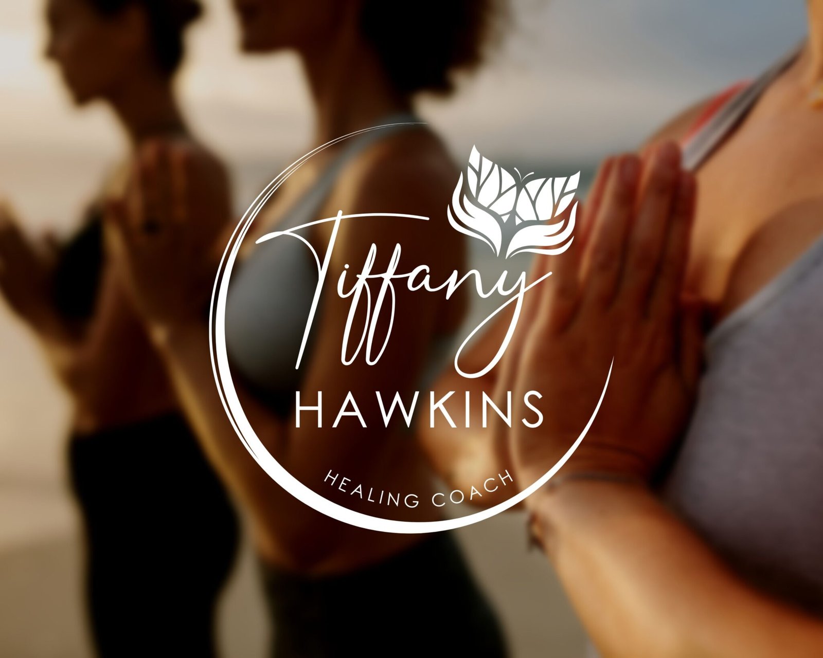 Premade Logo, Custom Wellness Logo. Healing Butterfly Blue and Gold ...