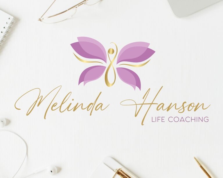 Butterfly Premade Logo Designs – Wellness, Psychology, Jewelry Logo ...